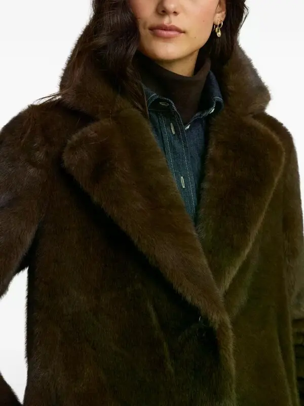 Ralph Lauren Faux-fur Reefer Coat