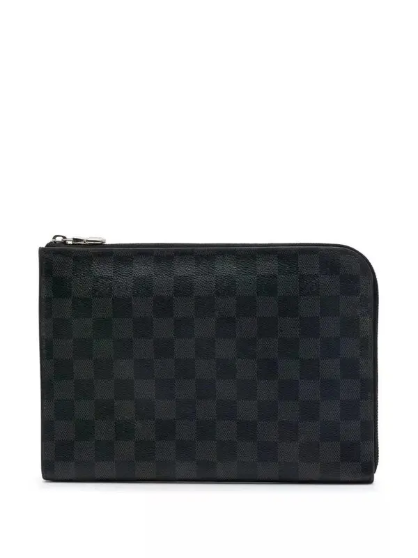 LOUIS VUITTON 2018 Damier Graphite Pochette Jour Mm Clutch Bag