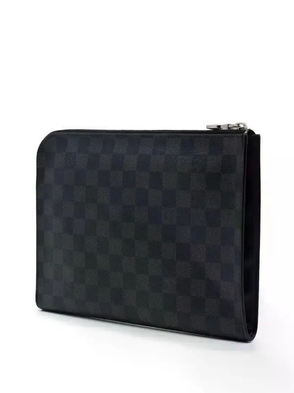 LOUIS VUITTON 2018 Damier Graphite Pochette Jour Mm Clutch Bag