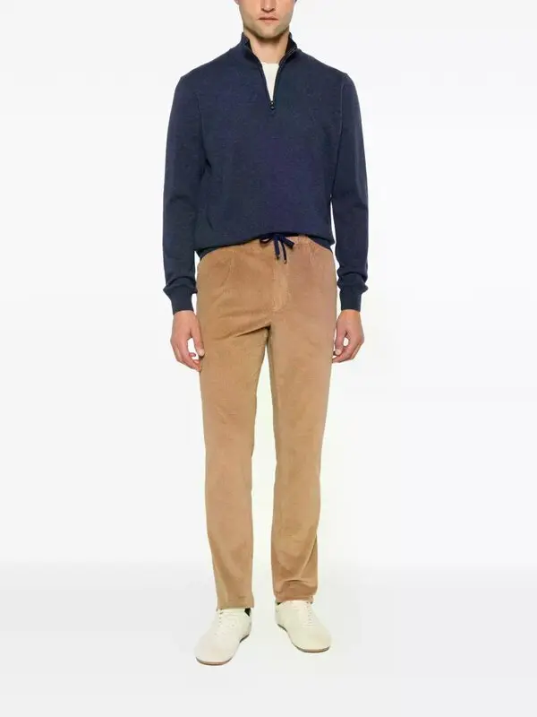 Corneliani Quarter-zip Knitted Sweater