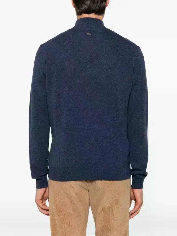 Corneliani Quarter-zip Knitted Sweater