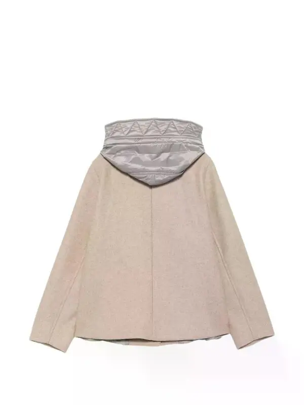 FAY Toggle Quilted-hood Toggle-fastening Coat
