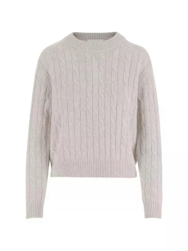 Arch4 Sequin-embellished Cable-knit Sweater - Neutrals
