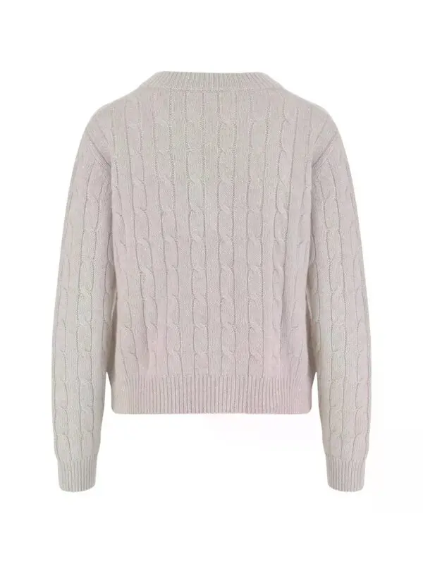 Arch4 Sequin-embellished Cable-knit Sweater