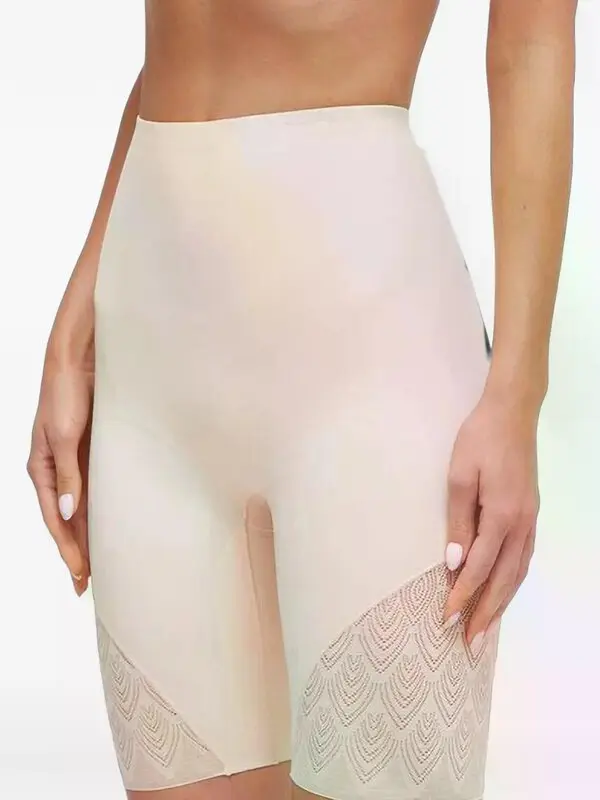 Chantelle Lace-panelled High-waisted Shapewear - Neutrals