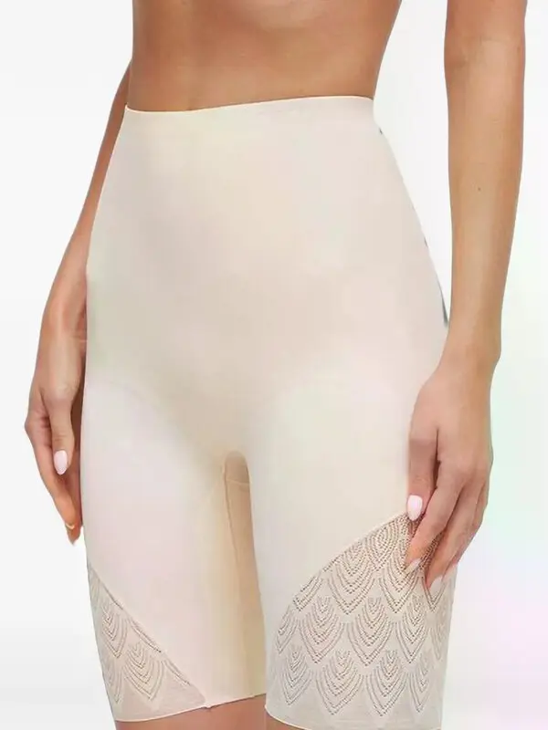 Chantelle Lace-panelled High-waisted Shapewear - Neutrals