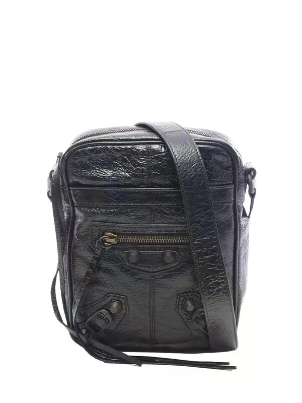 Balenciaga 2010-2026 Lambskin Le City Crossbody Bag - Black
