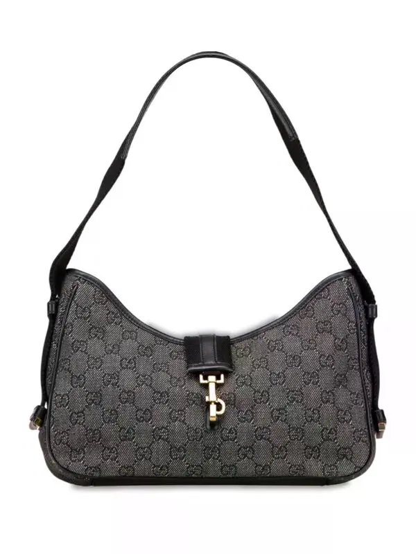 Gucci 2000-2015 Gg Denim Jackie Shoulder Bag