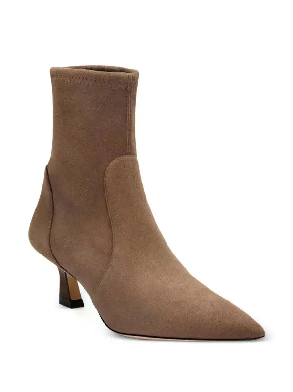 STUART WEITZMAN Vinnie Sculptural-heel Ankle Boots