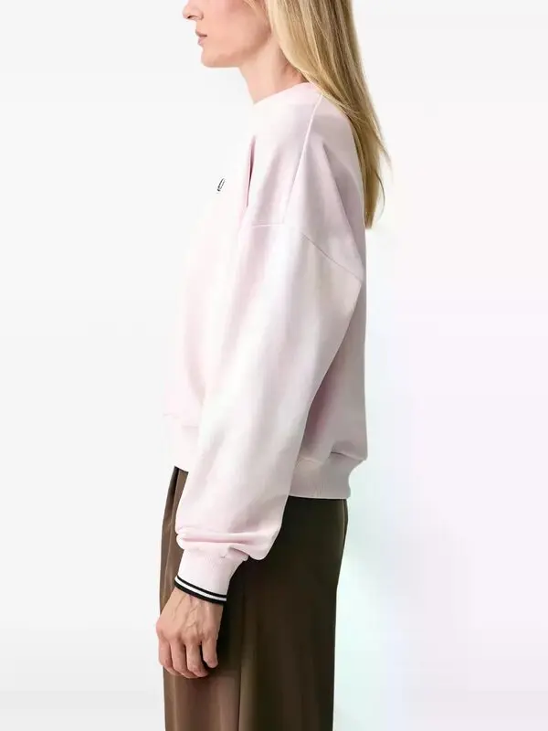 Fred Perry Logo-embroidered Tipped-cuff Sweatshirt