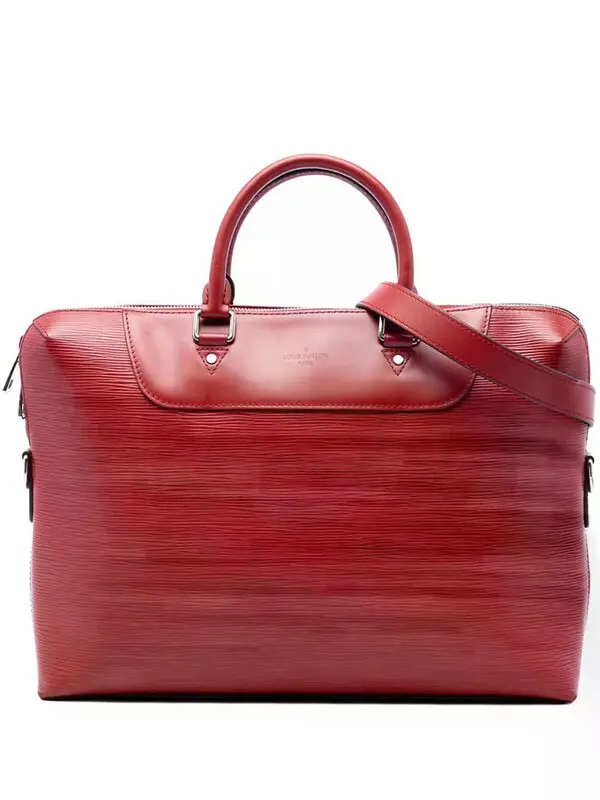 LOUIS VUITTON 2015 Epi Porte Documents Jour Business Bag - Red