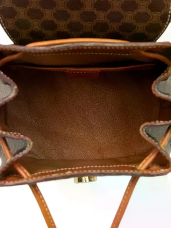 Celine 1996 Mini Macadam Coated Canvas Backpack