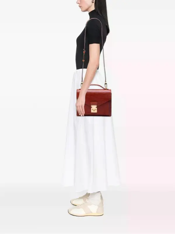 LOUIS VUITTON 1992 Epi Monceau 28 Satchel - Brown