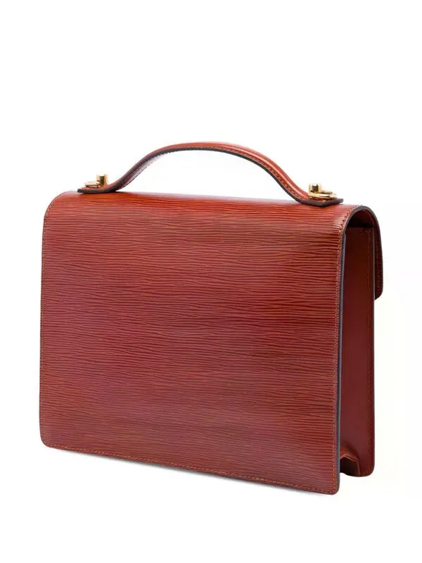 LOUIS VUITTON 1992 Epi Monceau 28 Satchel - Brown