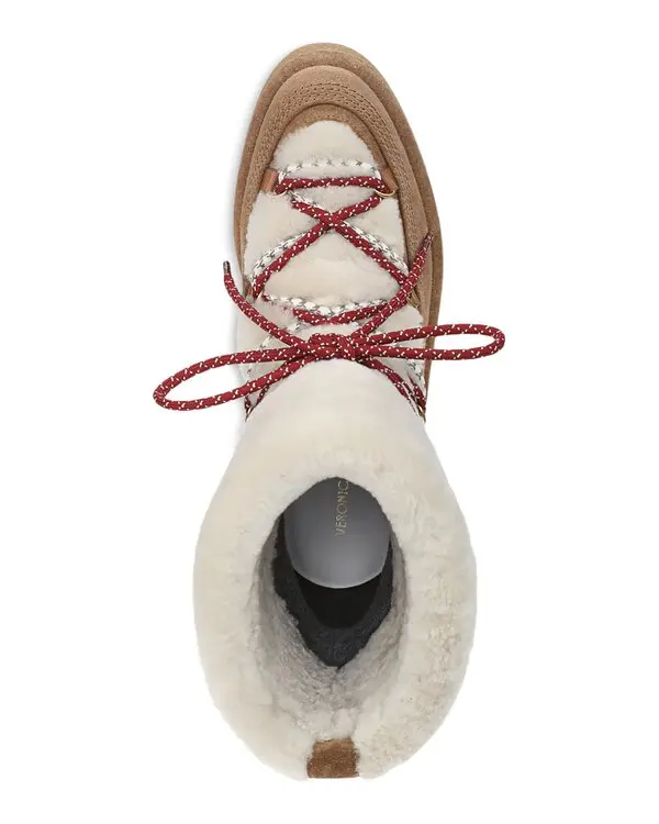 Veronica Beard Kirsta Suede & Shearling Winter Boots