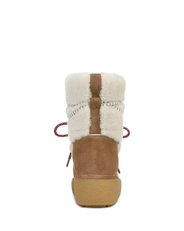 Veronica Beard Kirsta Suede & Shearling Winter Boots