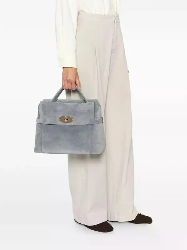 Mulberry Stevie Suede Tote Bag - Grey