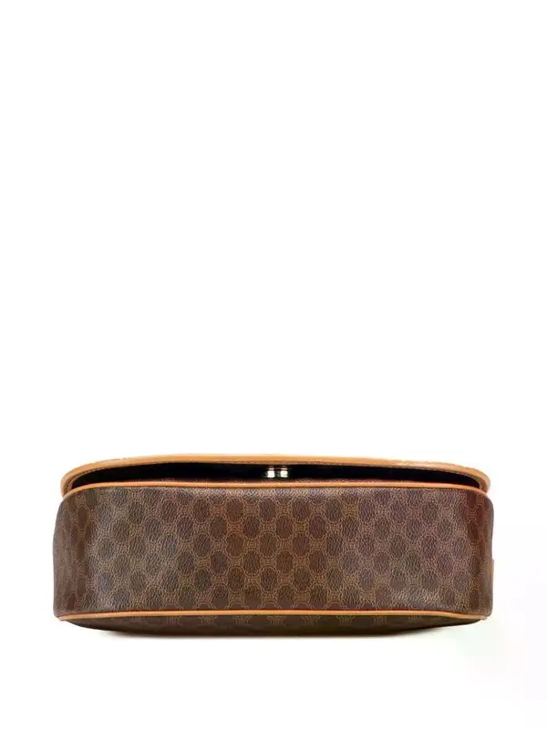 Celine 2012 Macadam Coated Canvas Crossbody Bag