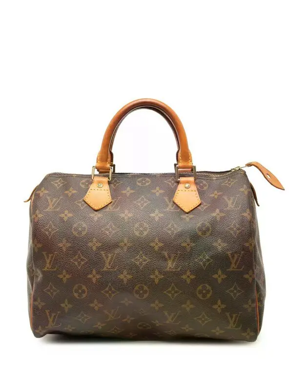 LOUIS VUITTON 2001 Monogram Speedy 30 Boston Bag