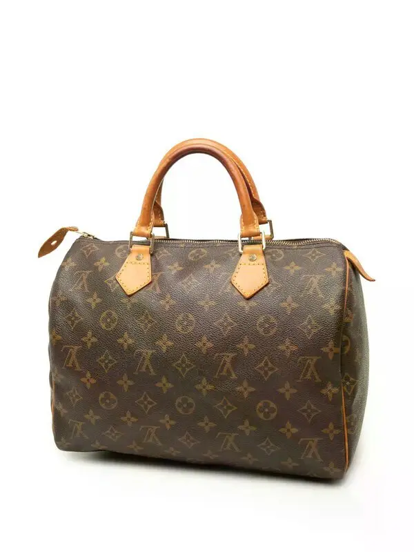 LOUIS VUITTON 2001 Monogram Speedy 30 Boston Bag