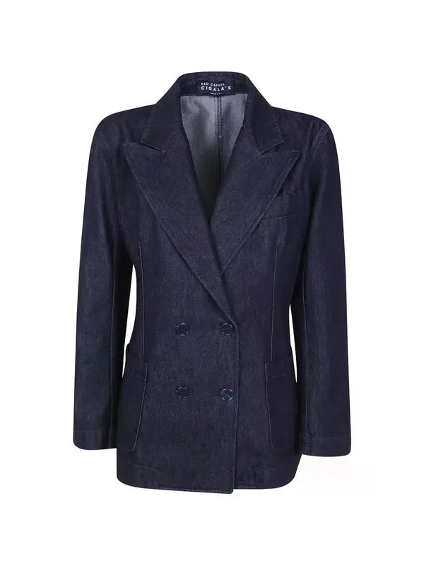 CIGALA'S Double-breasted Denim Jacket