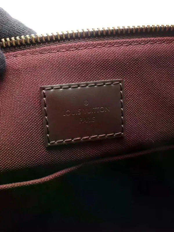 LOUIS VUITTON 2017 Damier Ebene Iena Pm Tote Bag