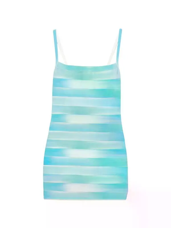 Herve Leger Charlie Mini Dress - Blue