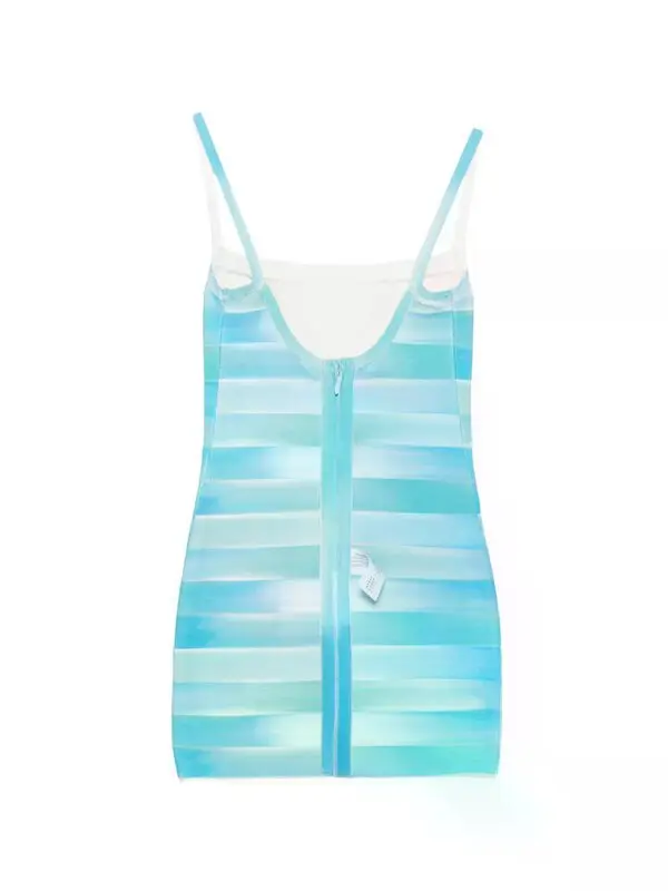 Herve Leger Charlie Mini Dress - Blue