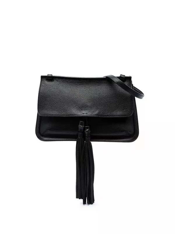 Gucci 2016-2026 Medium Leather Bamboo Daily Crossbody Bag