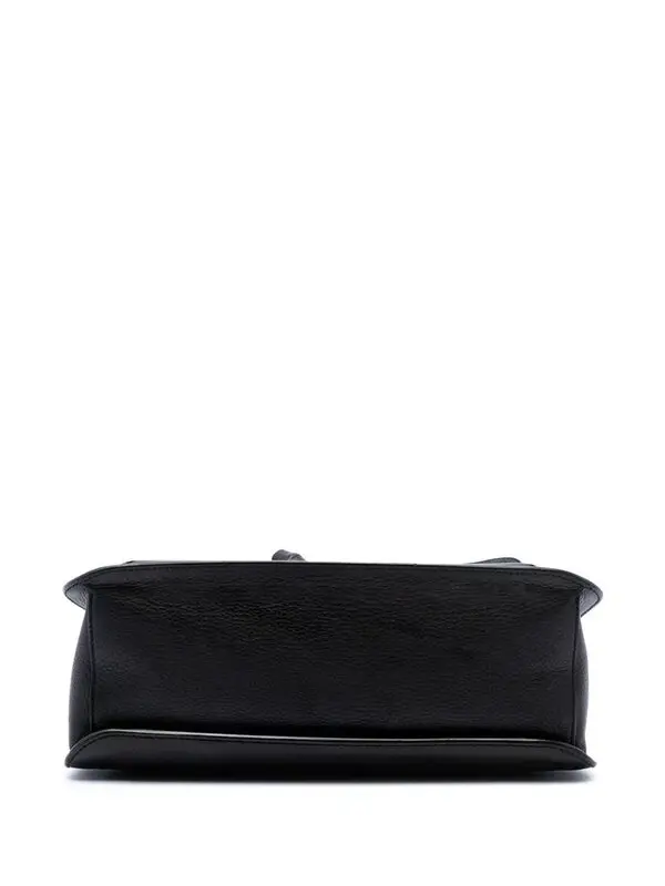 Gucci 2016-2026 Medium Leather Bamboo Daily Crossbody Bag