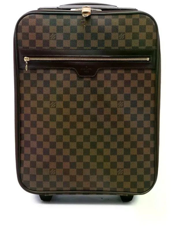 LOUIS VUITTON 2006 Damier Ebene Pegase 45 Travel Bag
