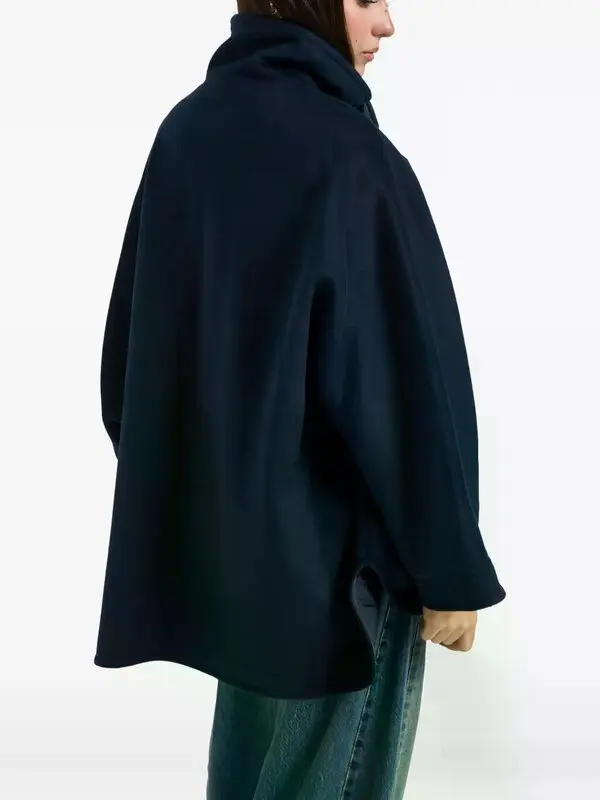 Liu Jo Quilted-trim Funnel-neck Coat