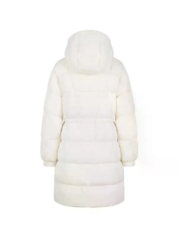 Patrizia Pepe Quilted Hooded Jacket - White