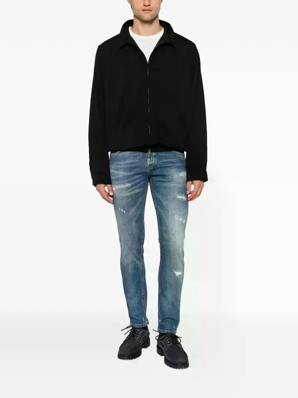 DONDUP Distressed Whiskered Jeans