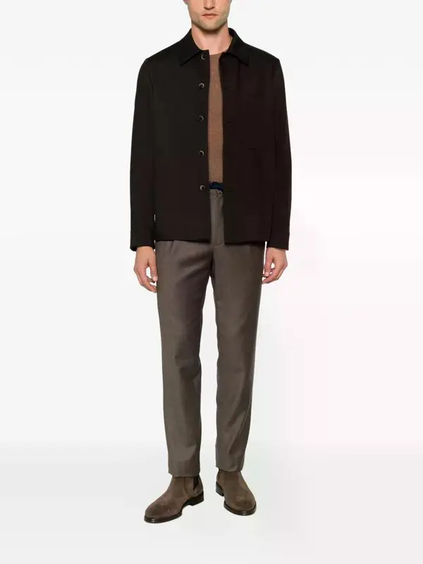 DRUMOHR Drawstring Pleated Trousers