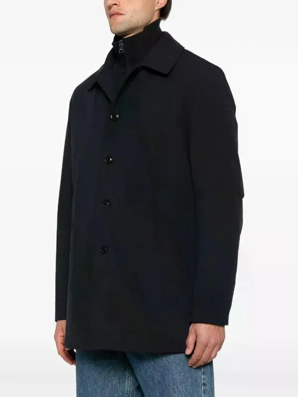 DUNO Layered Button-fastening Coat