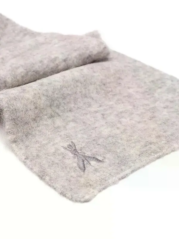 Patrizia Pepe Fly-motif Wool Scarf