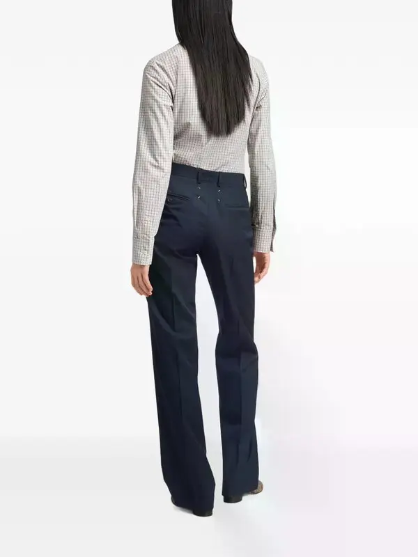MAISON MARGIELA Pleated Wool Tailored Trousers