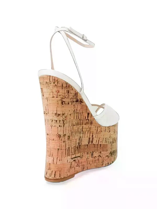 ANDREA WAZEN 150mm Bardot Wedge Sandals