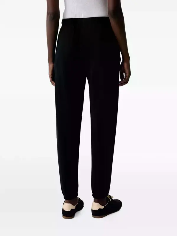 LA MANIA Grant Logo-embroidered Elasticated Track Pants - Black