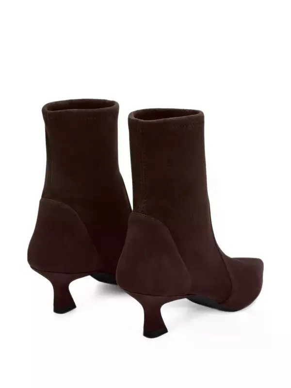 STUART WEITZMAN Vinnie Pointed-toe Ankle Boots - Brown