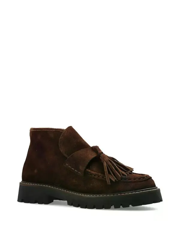 POSA Aosta Tassel Ankle Boots
