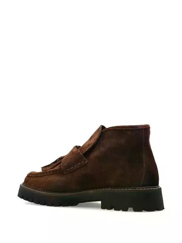 POSA Aosta Tassel Ankle Boots