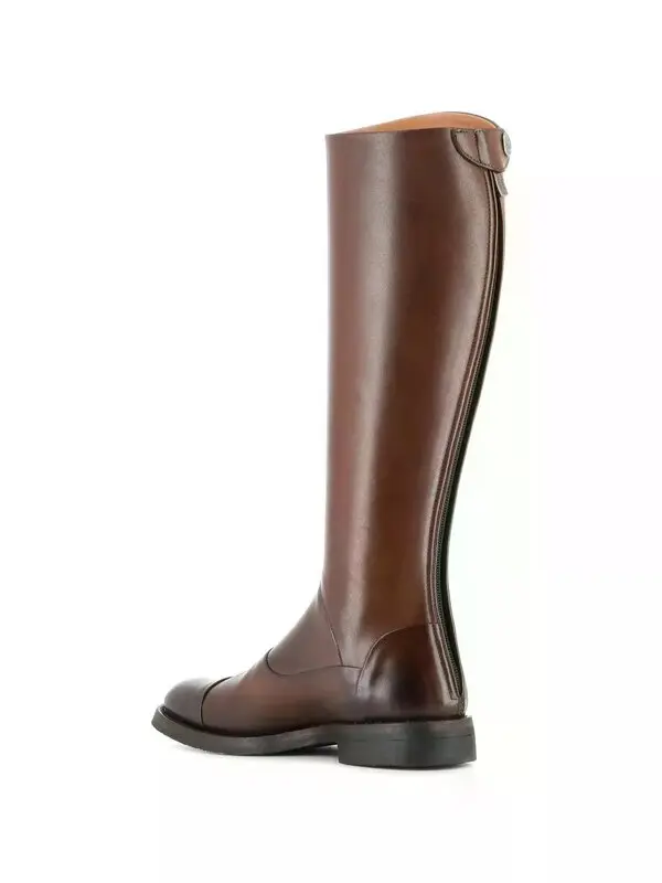 ALBERTO FASCIANI Cap-toe Knee-high Boots
