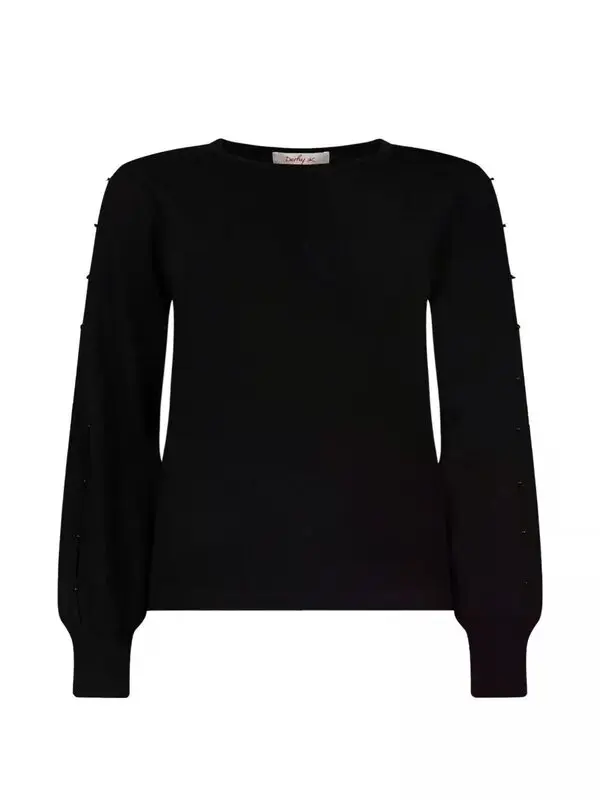 Derhy Nanouk Puff-sleeve Sweater - Black