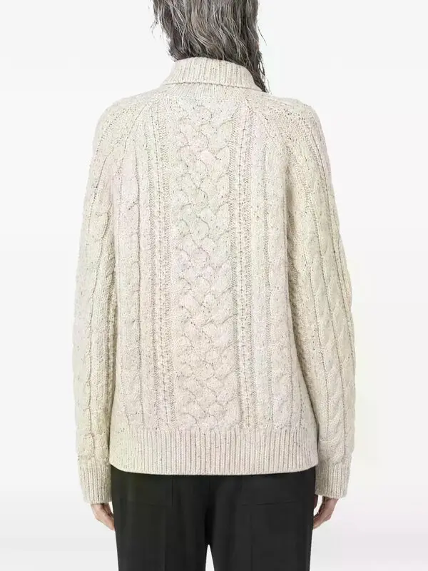 TOTEME Cable-knit Turtleneck Sweater