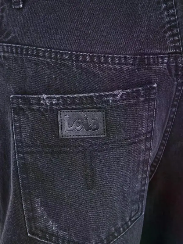 LOIS Belt-loops Jeans - Black