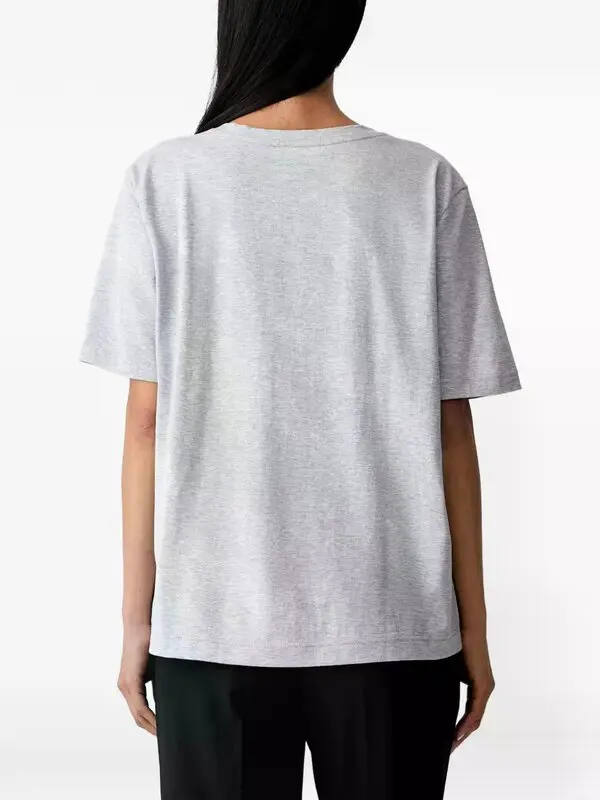Lacoste Logo-patch V-neck T-shirt