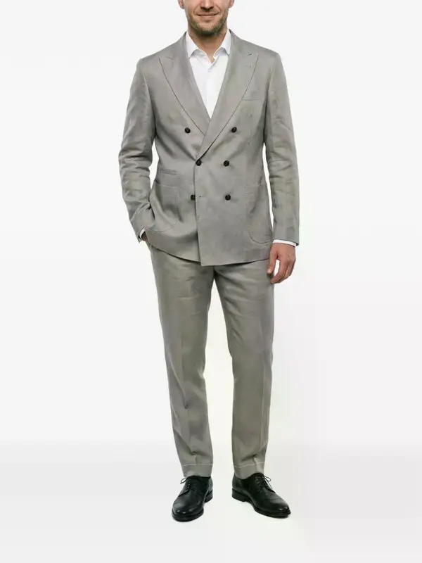 Brunello Cucinelli Double-breasted Peak-lapel Suit
