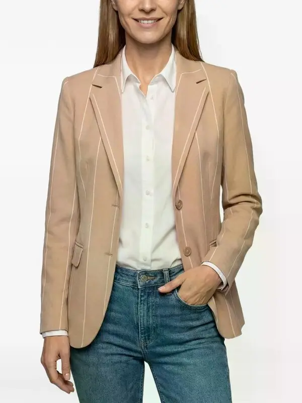 Eleventy Pinstriped Wool Blazer
